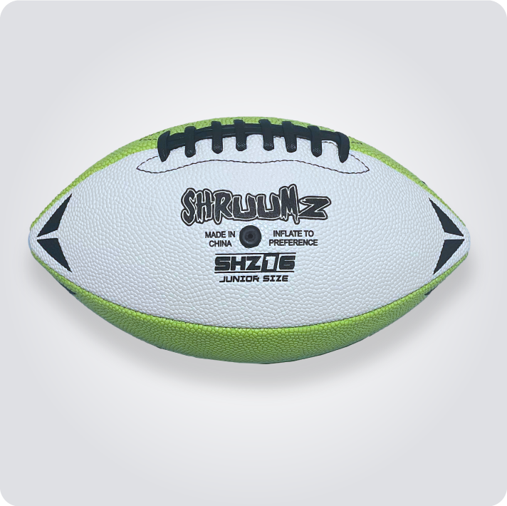 Shruumz Football - White/Lime – SHRUUMZ