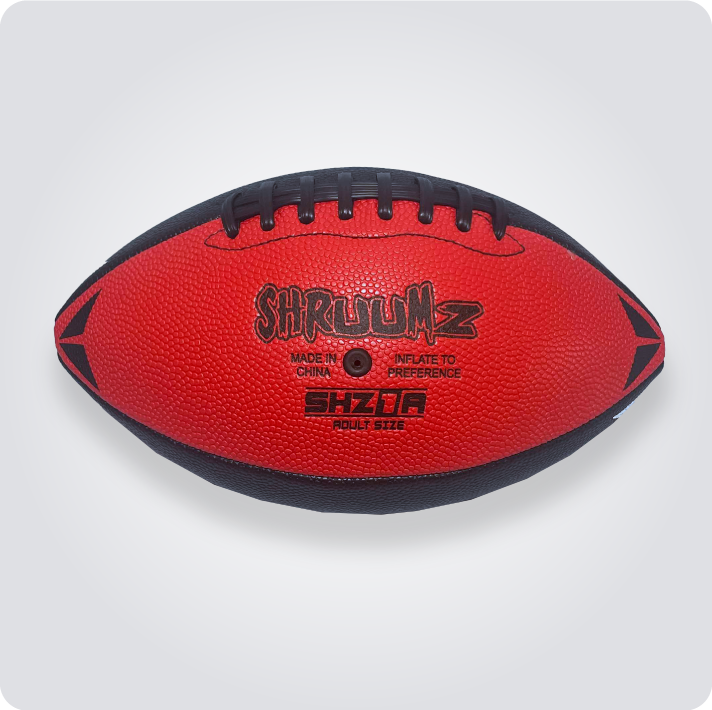 Shruumz Football - Red/Black – SHRUUMZ